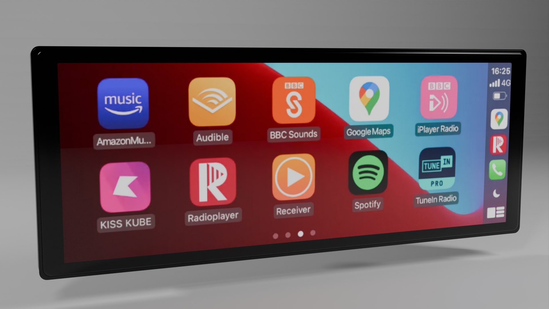 3D Model Car Infotainment Screen - TurboSquid 2343813