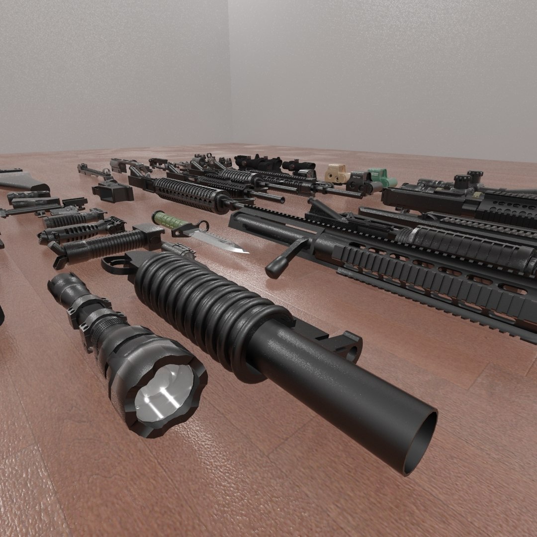 Socom Set 3d Model