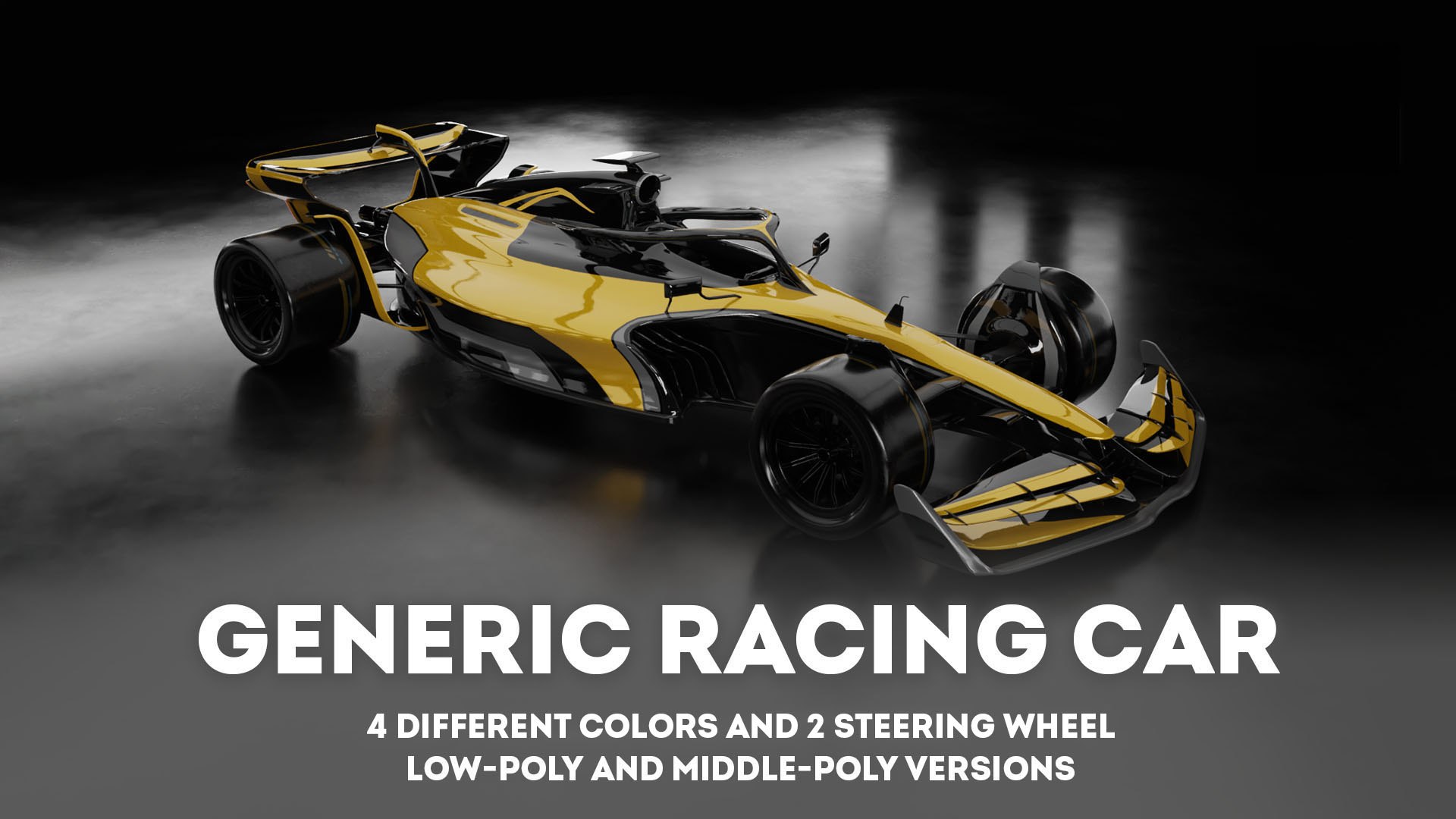 3D Generic Racing Car F1 03 - TurboSquid 2143342