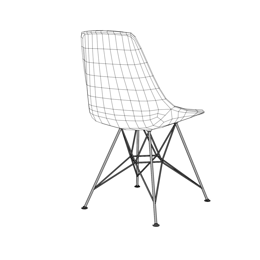 3D Eames Chair Model - TurboSquid 1350400
