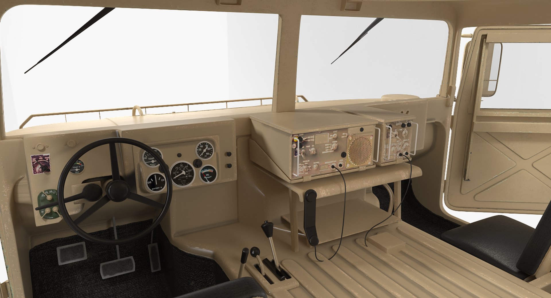 3d hmmwv tow missile carrier model