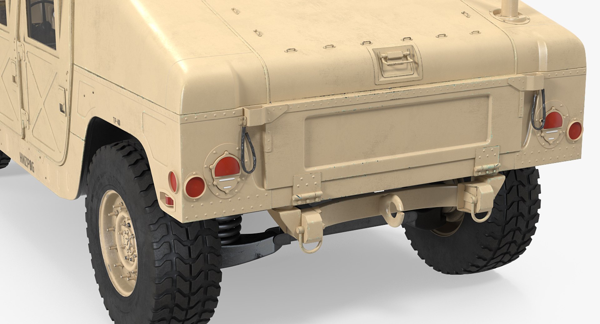 3d hmmwv tow missile carrier model