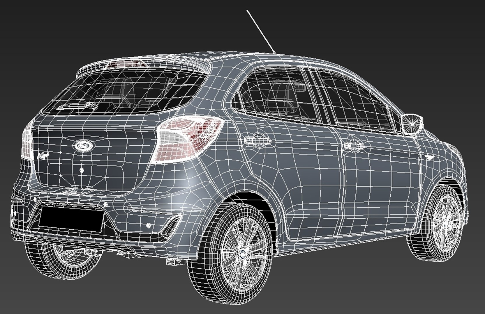 3D Ford Ka Plus 2019 Model - TurboSquid 2224155