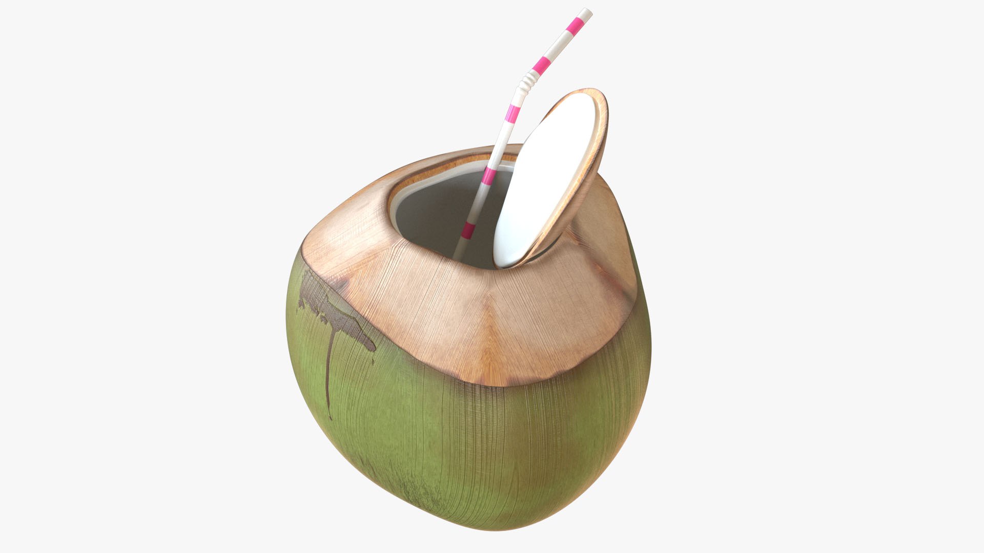 3D Tender Coconut Model - TurboSquid 2127937