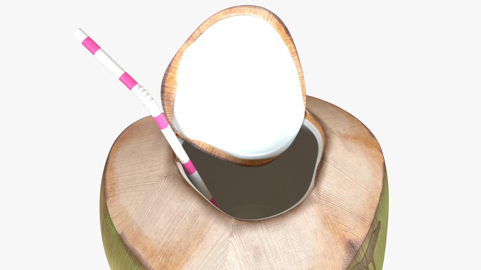 3D Tender Coconut Model - TurboSquid 2127937