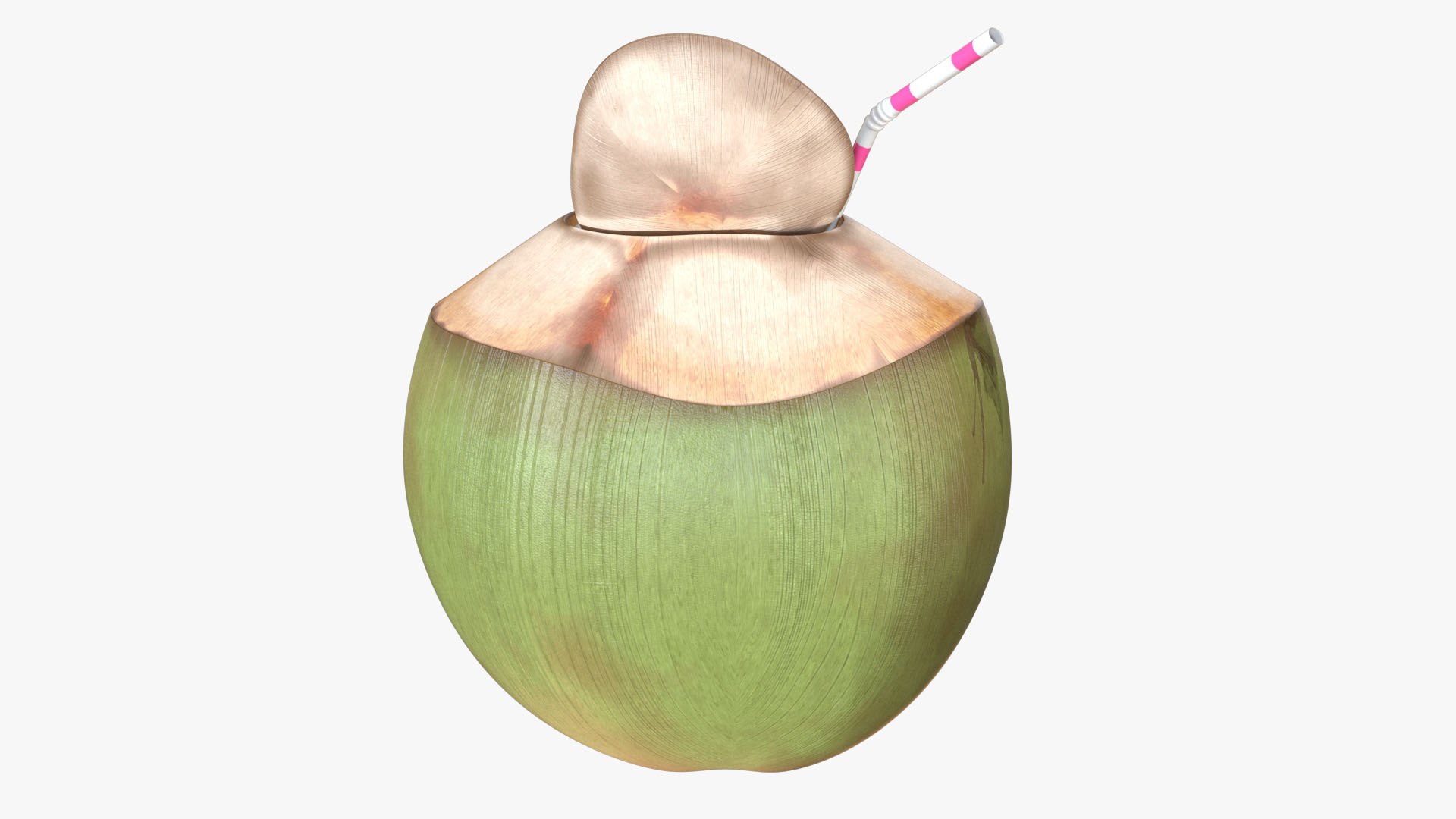 3D Tender Coconut Model - TurboSquid 2127937