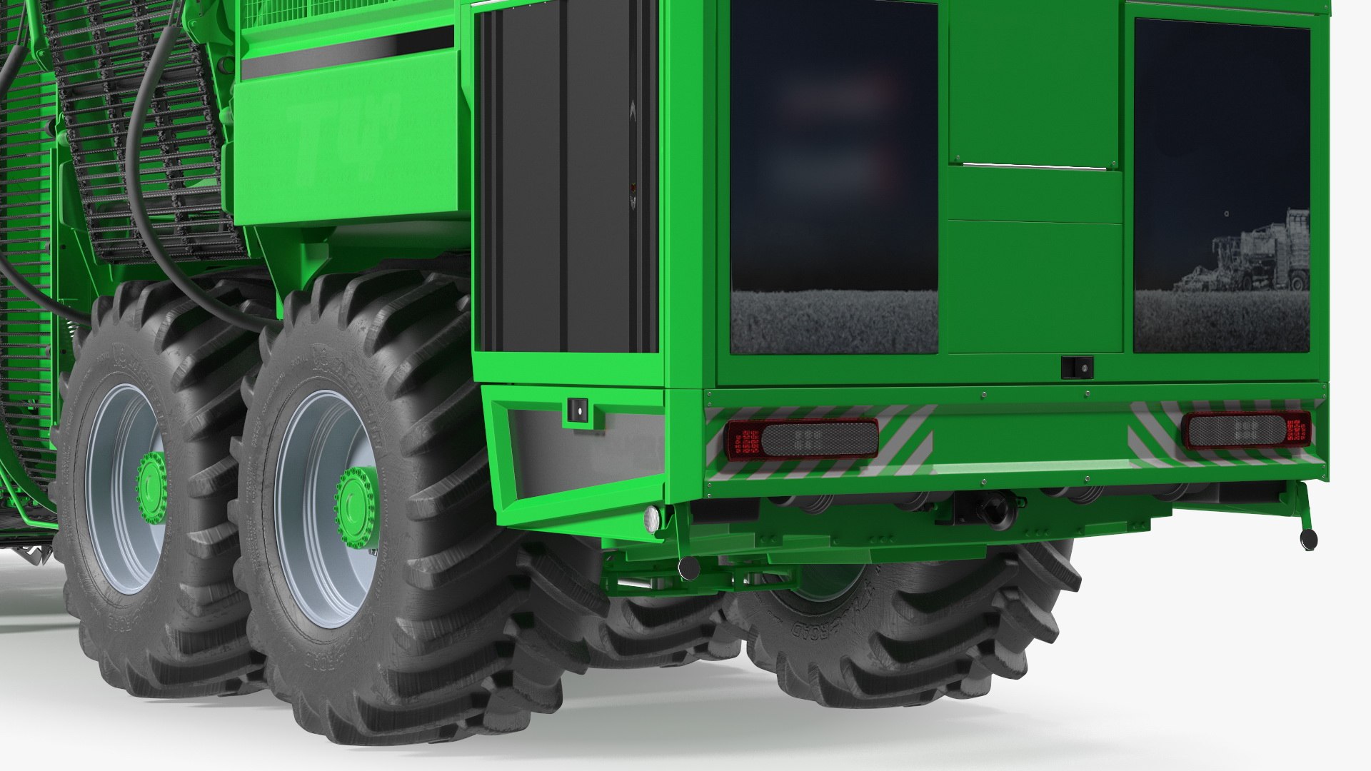 Beet Harvesting Machine Green 3D Model - TurboSquid 1959372