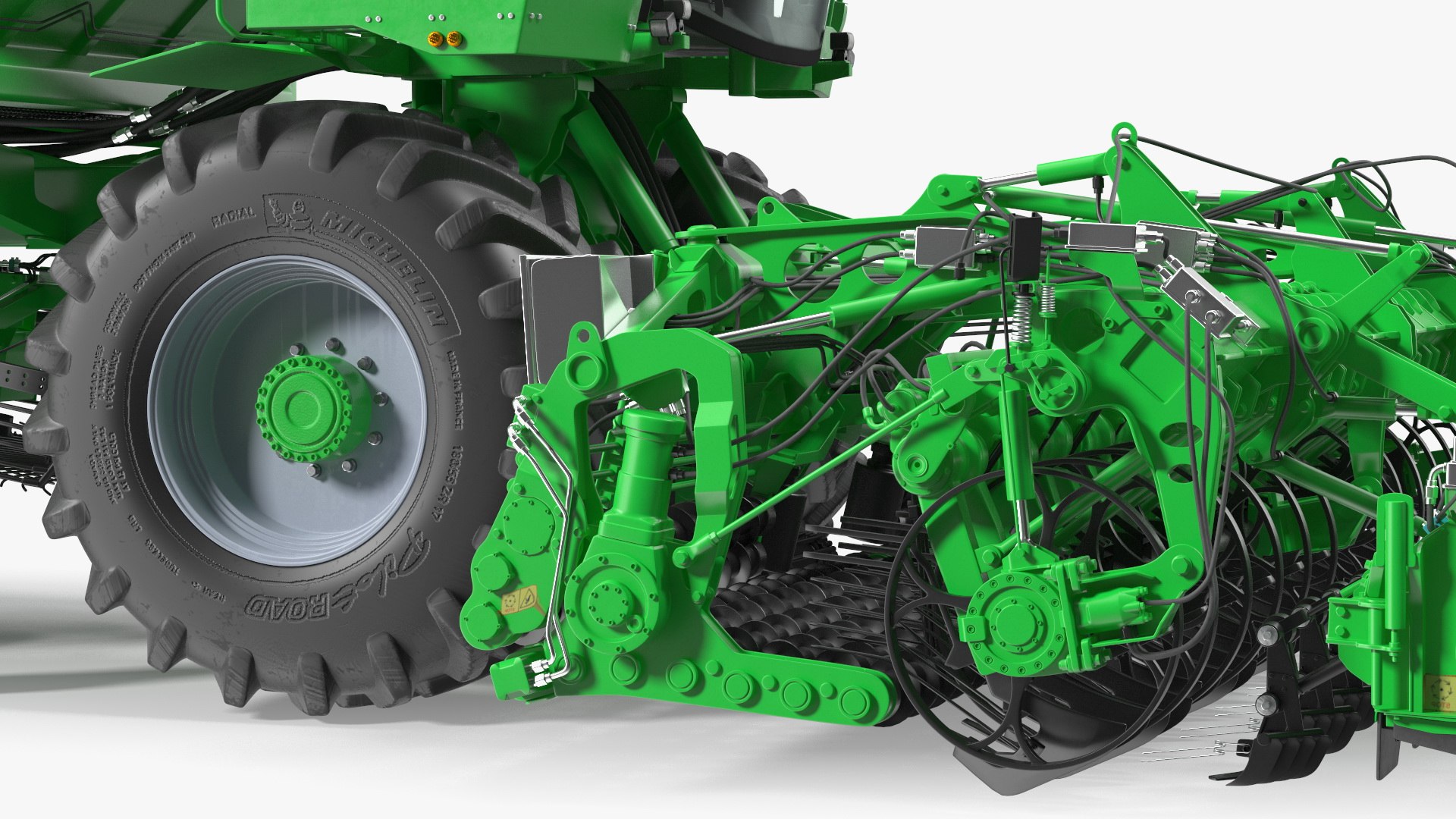 Beet Harvesting Machine Green 3D Model - TurboSquid 1959372