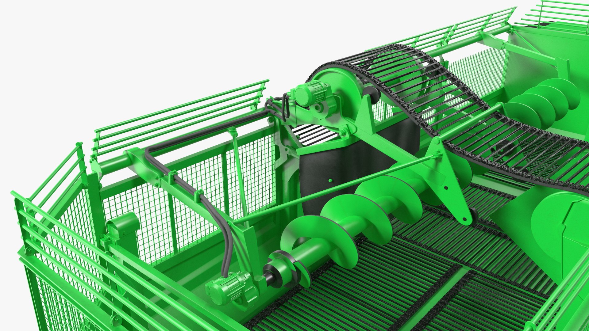 Beet Harvesting Machine Green 3D Model - TurboSquid 1959372