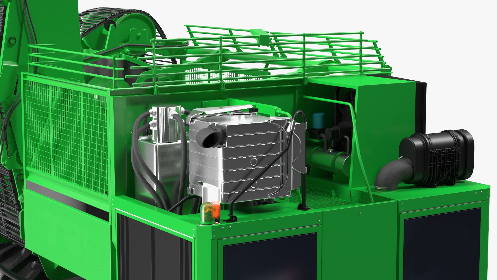 Beet Harvesting Machine Green 3D Model - TurboSquid 1959372
