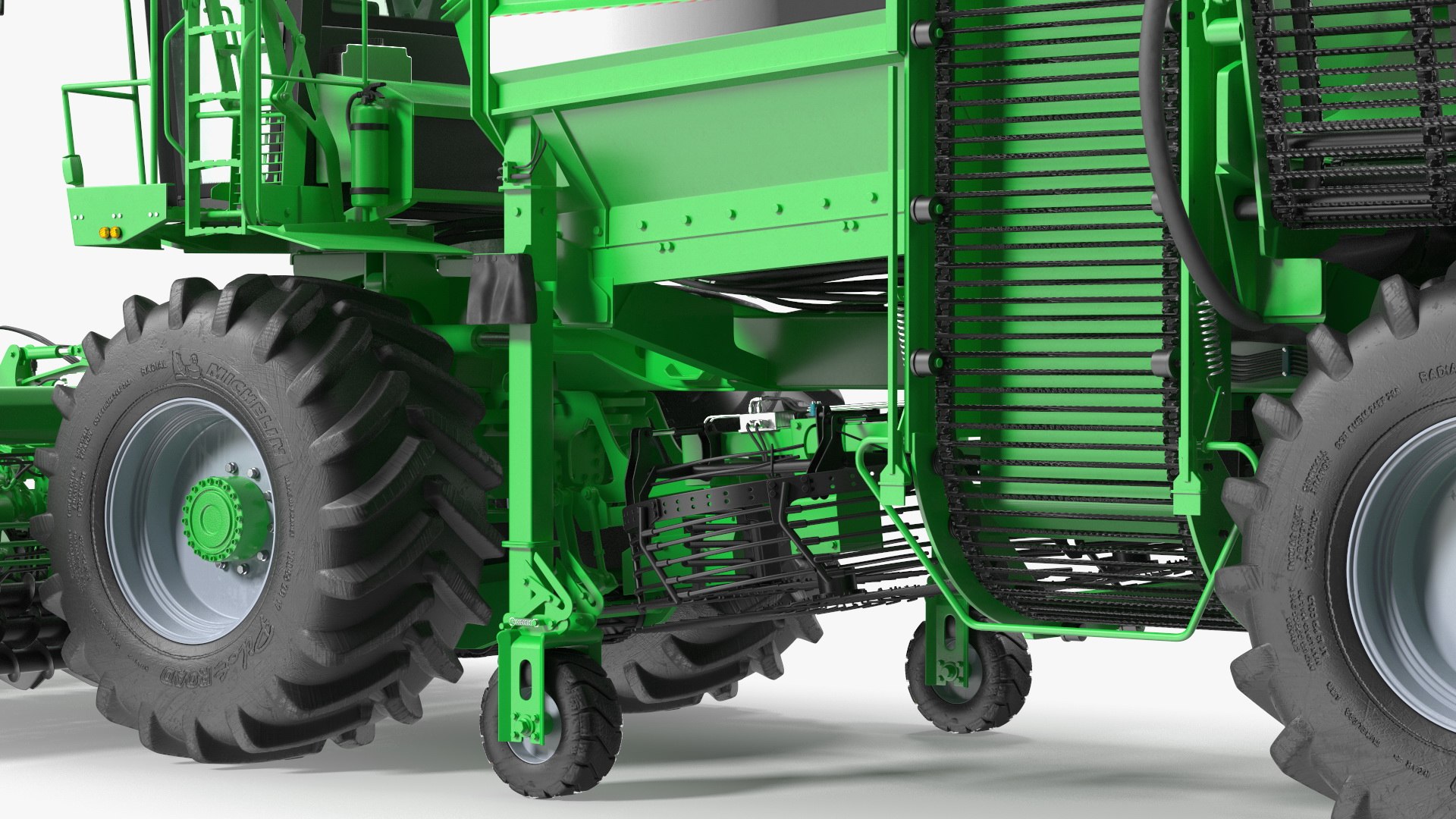 Beet Harvesting Machine Green 3D Model - TurboSquid 1959372