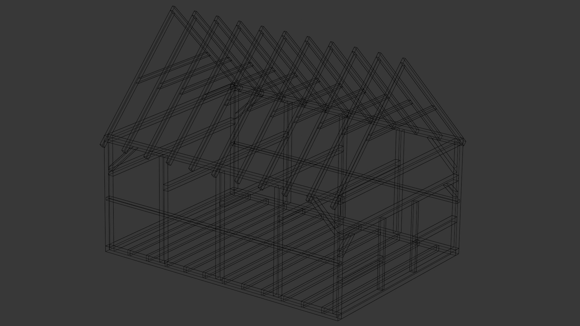 3D House Frame Construction Model - TurboSquid 2269568
