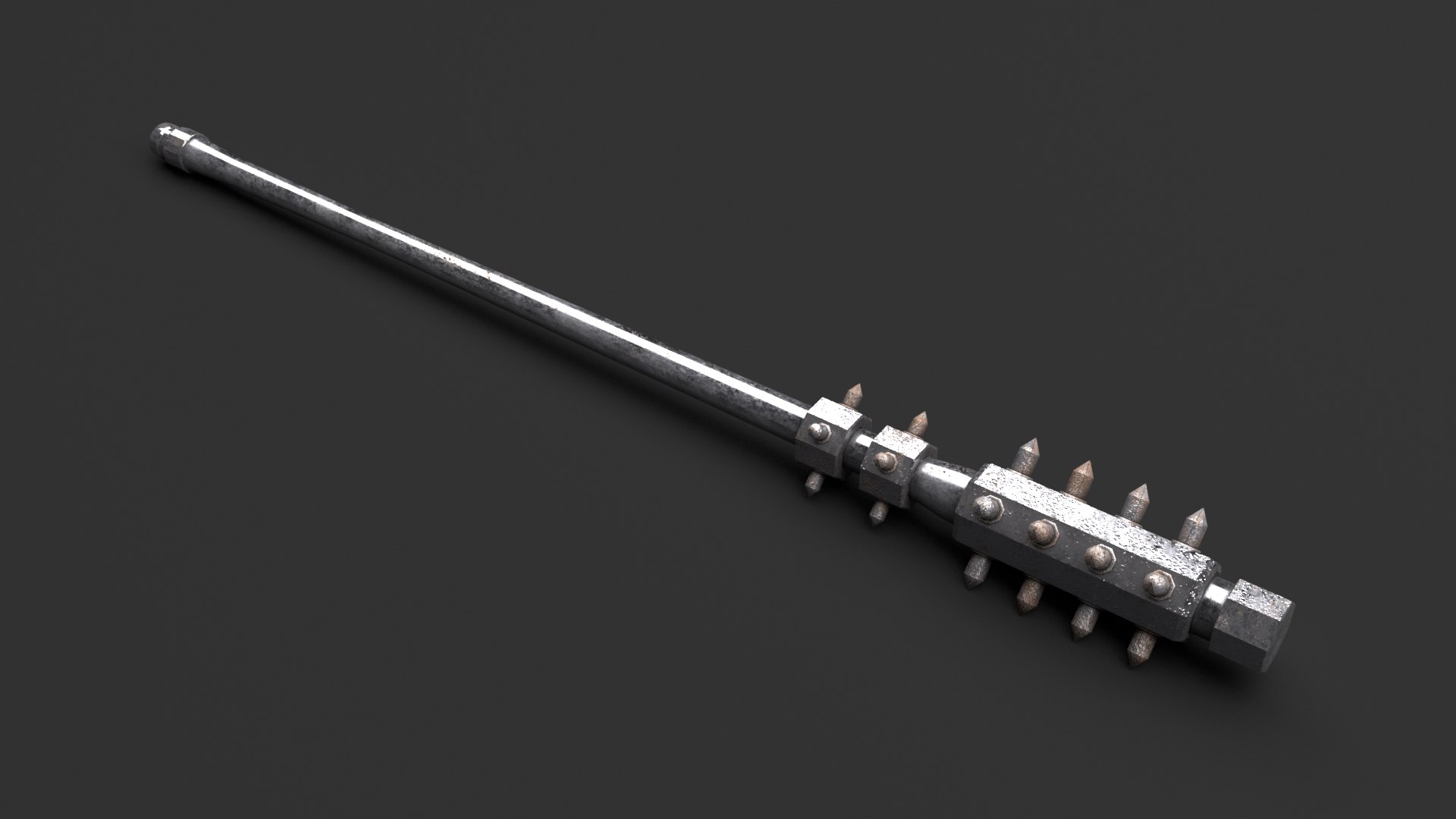 3D Model Rpg Medieval Mace - TurboSquid 1314413