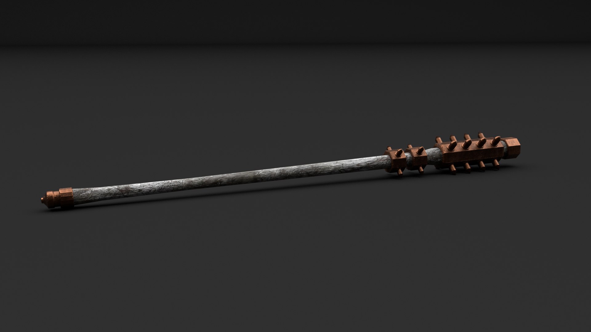 3D Model Rpg Medieval Mace - TurboSquid 1314413
