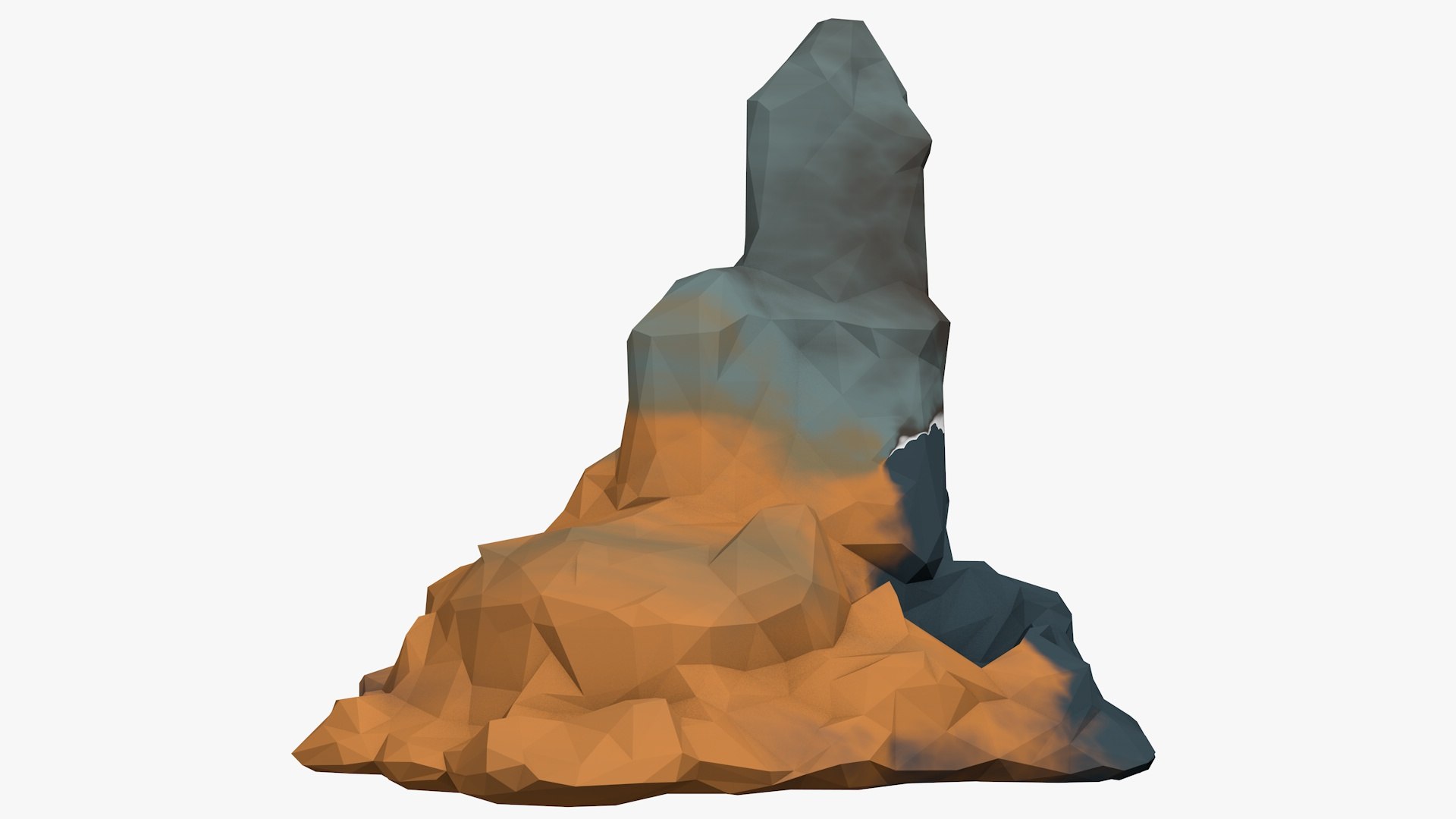 Low Poly Stone 3D Model - TurboSquid 2121052