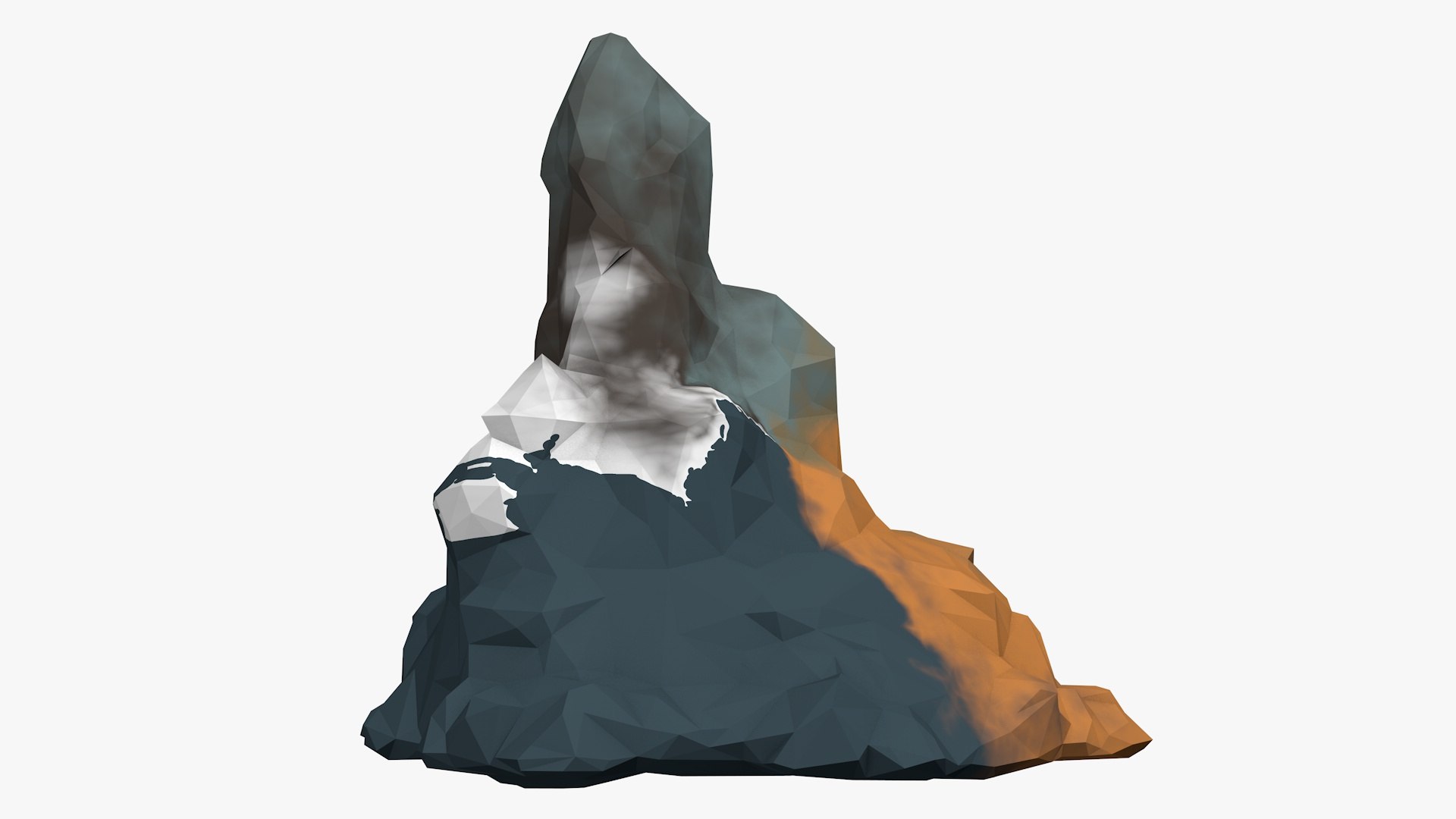 Low Poly Stone 3D Model - TurboSquid 2121052