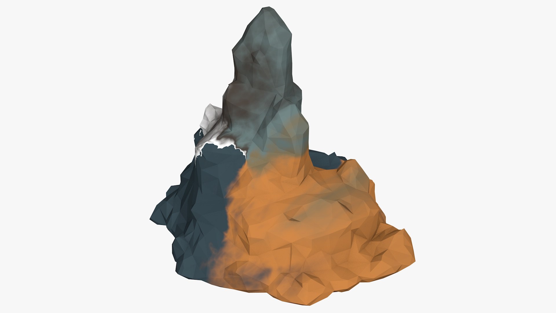 Low Poly Stone 3D Model - TurboSquid 2121052