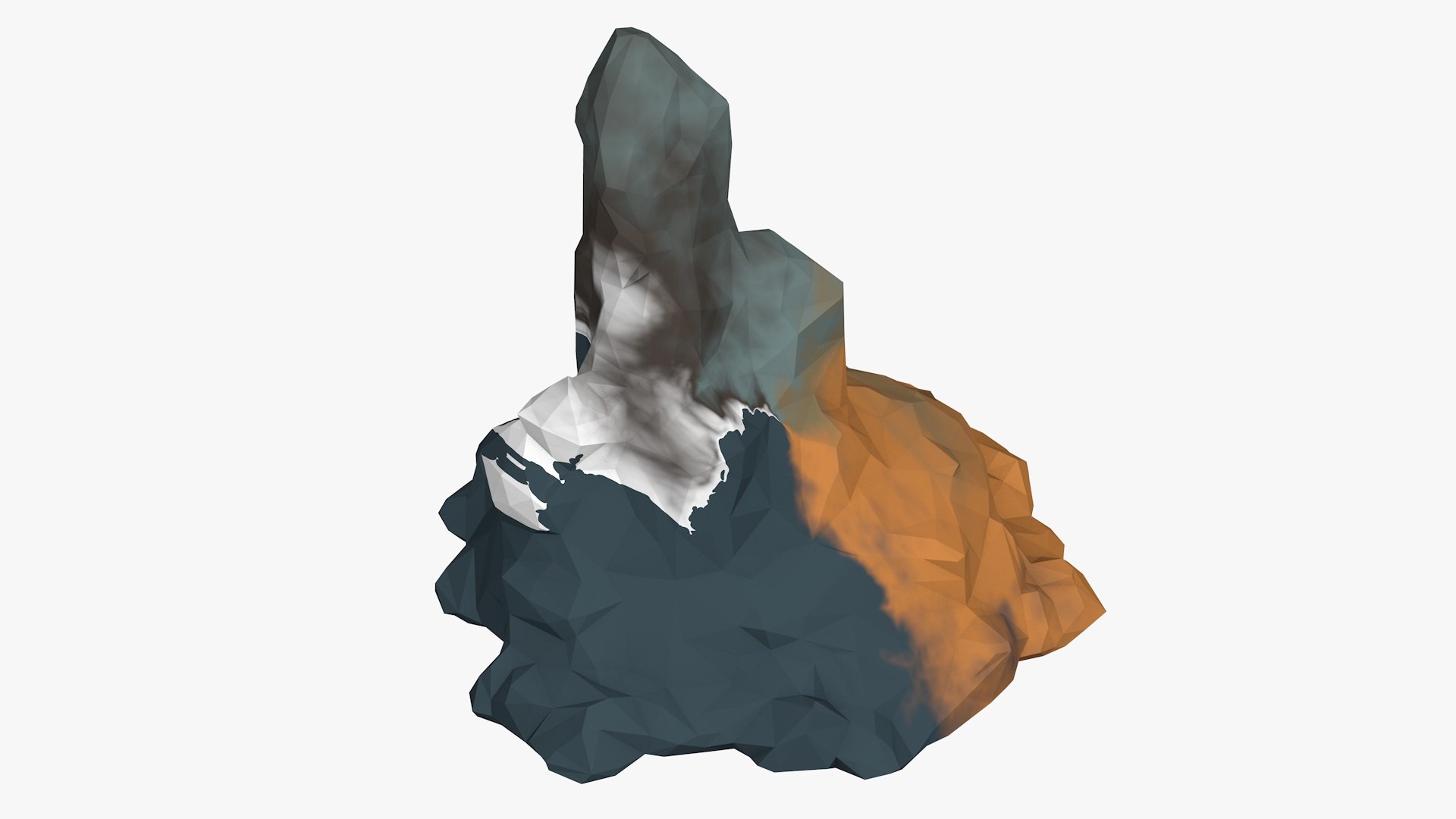 Low Poly Stone 3D Model - TurboSquid 2121052