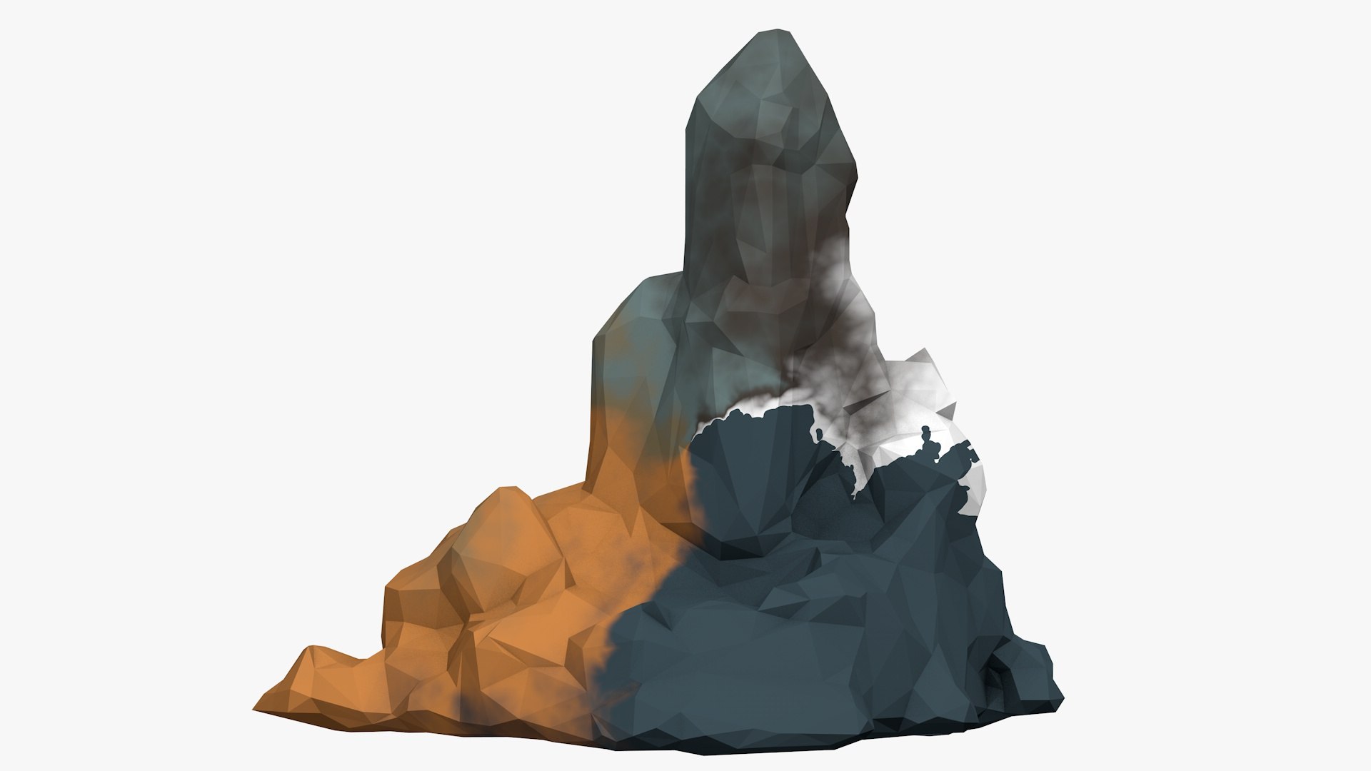 Low Poly Stone 3D Model - TurboSquid 2121052