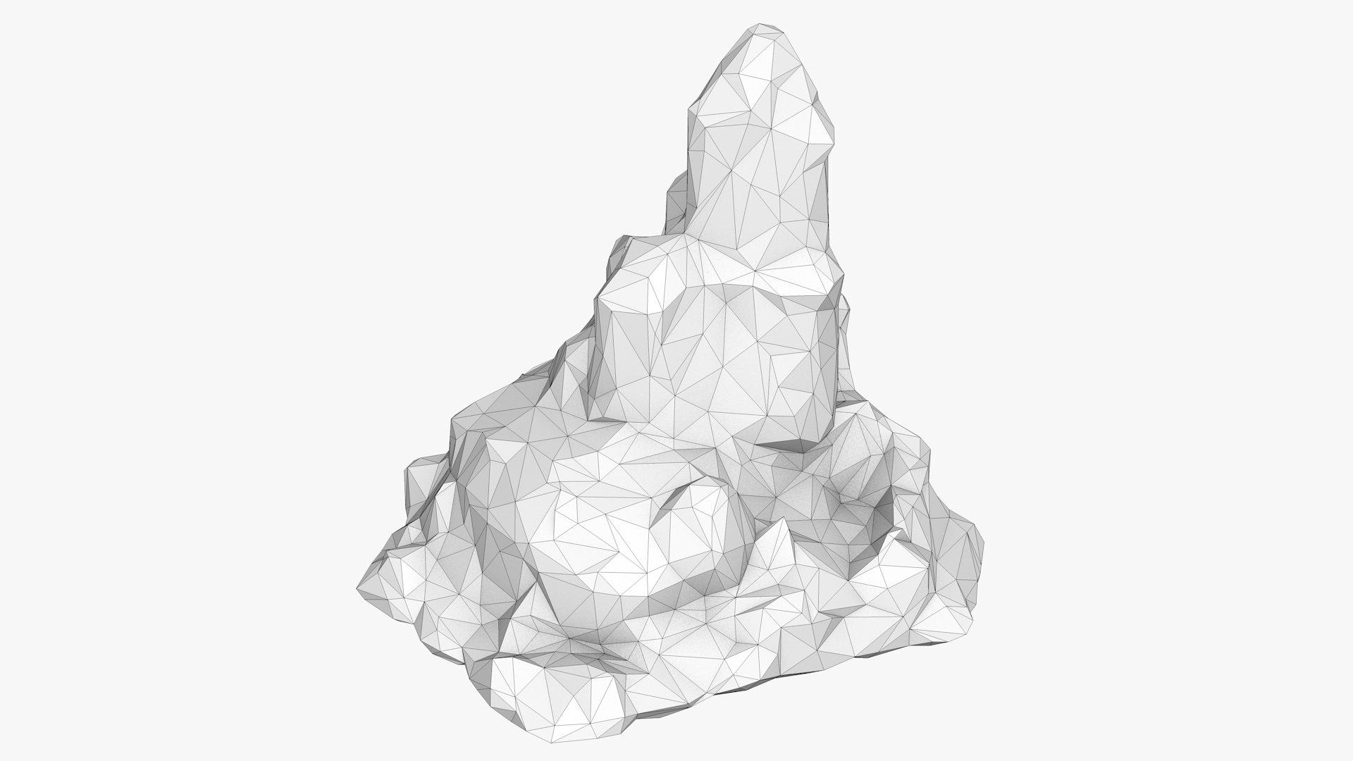 Low Poly Stone 3D Model - TurboSquid 2121052