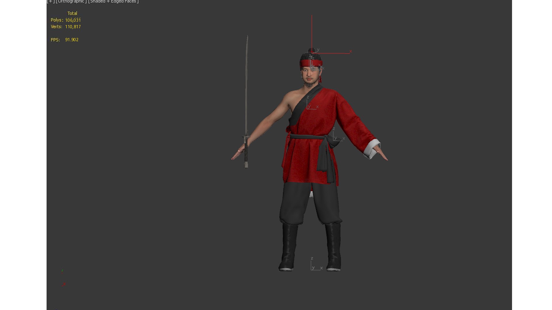 Bandit Man 3D Model - TurboSquid 2237112