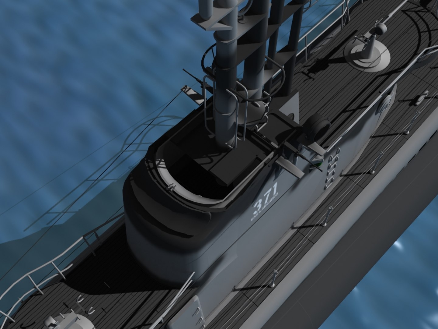 3d Subs Balao Class Submarines