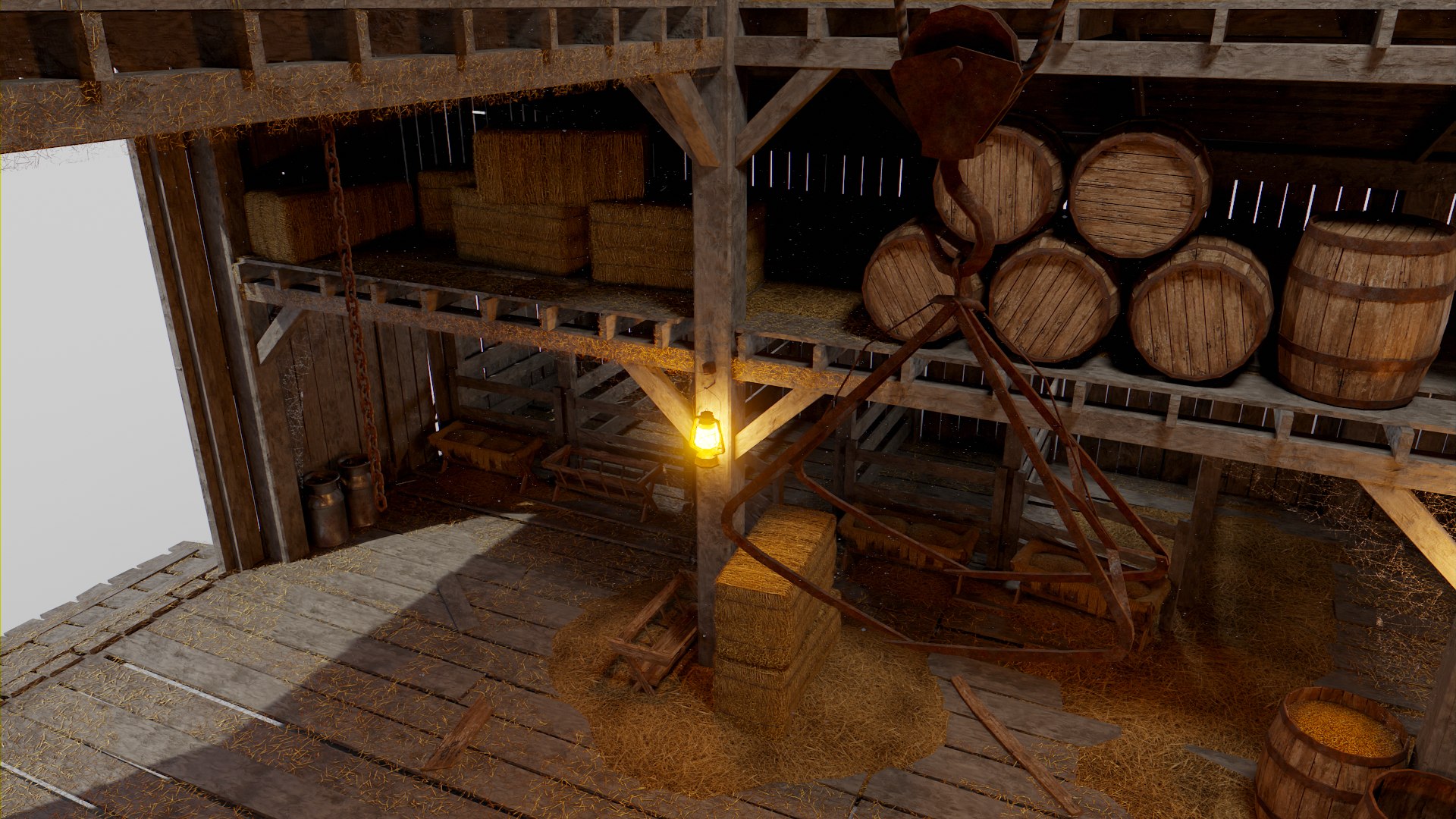 Old Hybrid Barn Collection 3D Model - TurboSquid 2271848