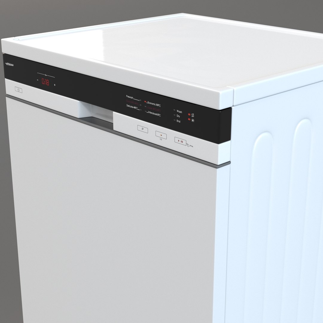 Dish washer model - TurboSquid 1326770