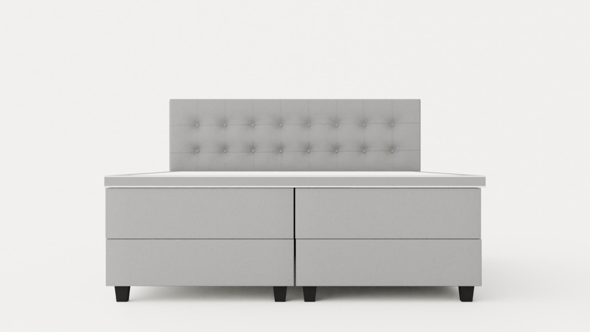 3D Royal Continental Bed With Storage 180x200 Light Gray - TurboSquid 2232900
