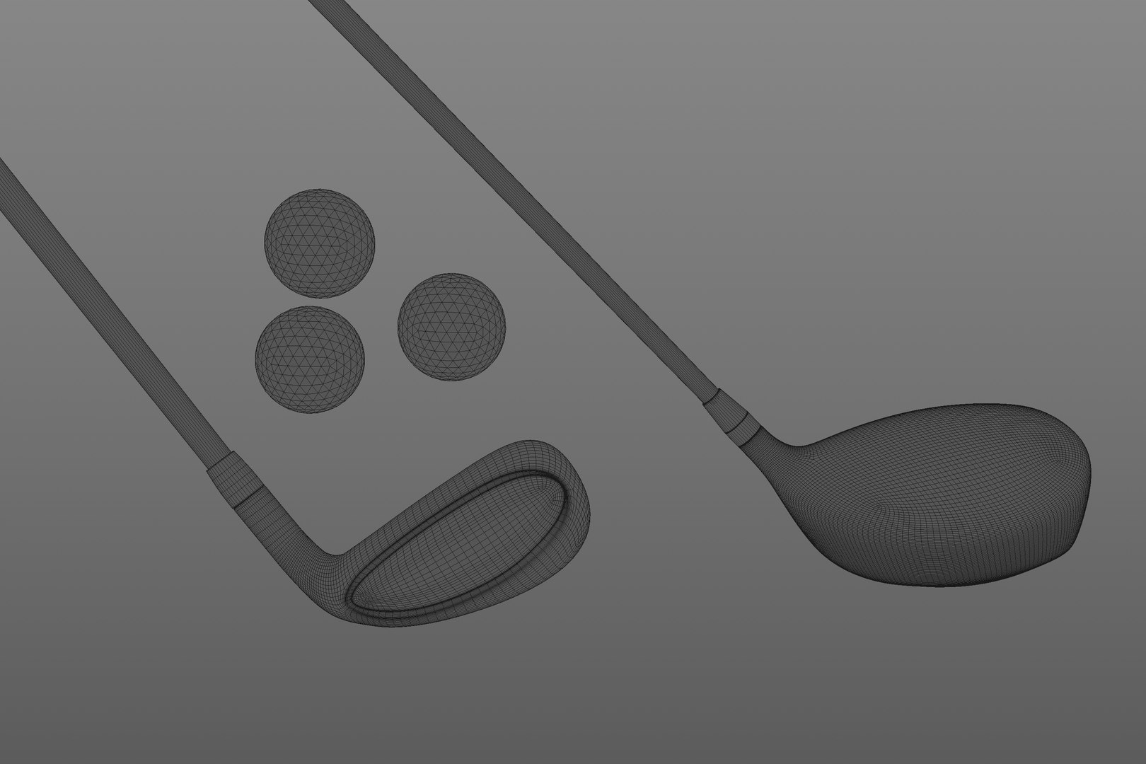 Golf Set 3D model - TurboSquid 2167833