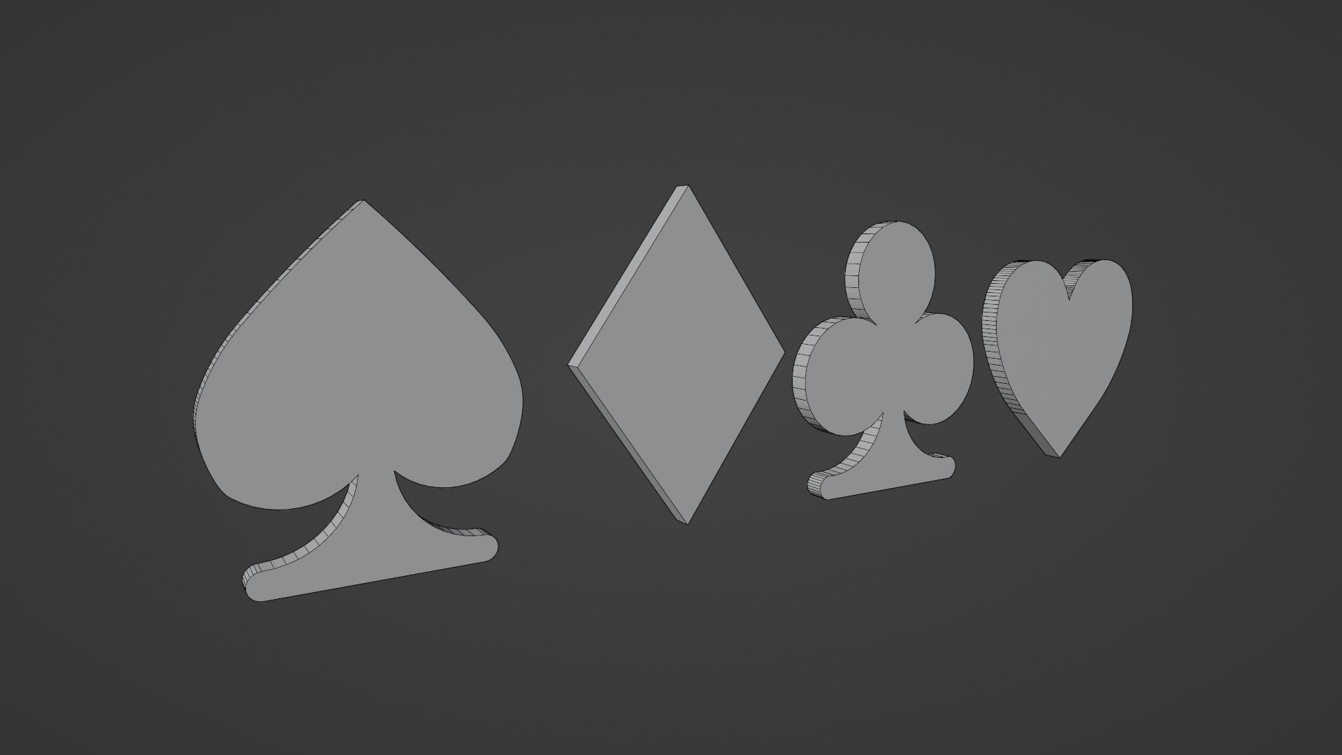 3D Poker Card Symbol - TurboSquid 1935143