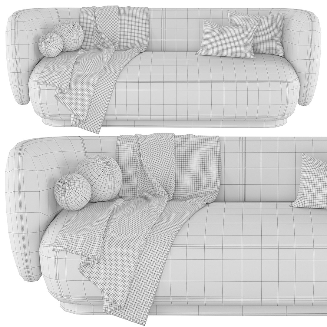 Sofa Lucca 3D Model - TurboSquid 2158324
