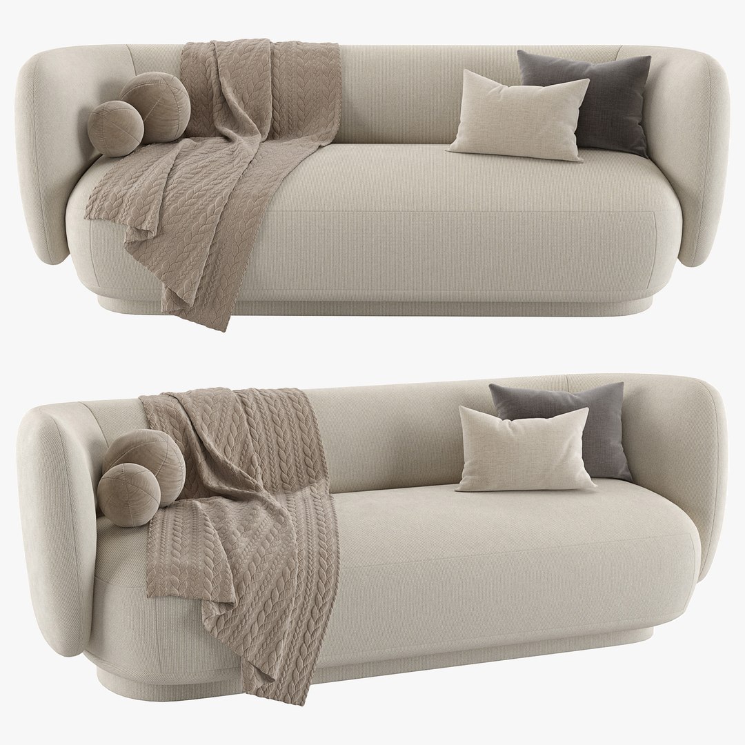 Sofa Lucca 3D Model - TurboSquid 2158324