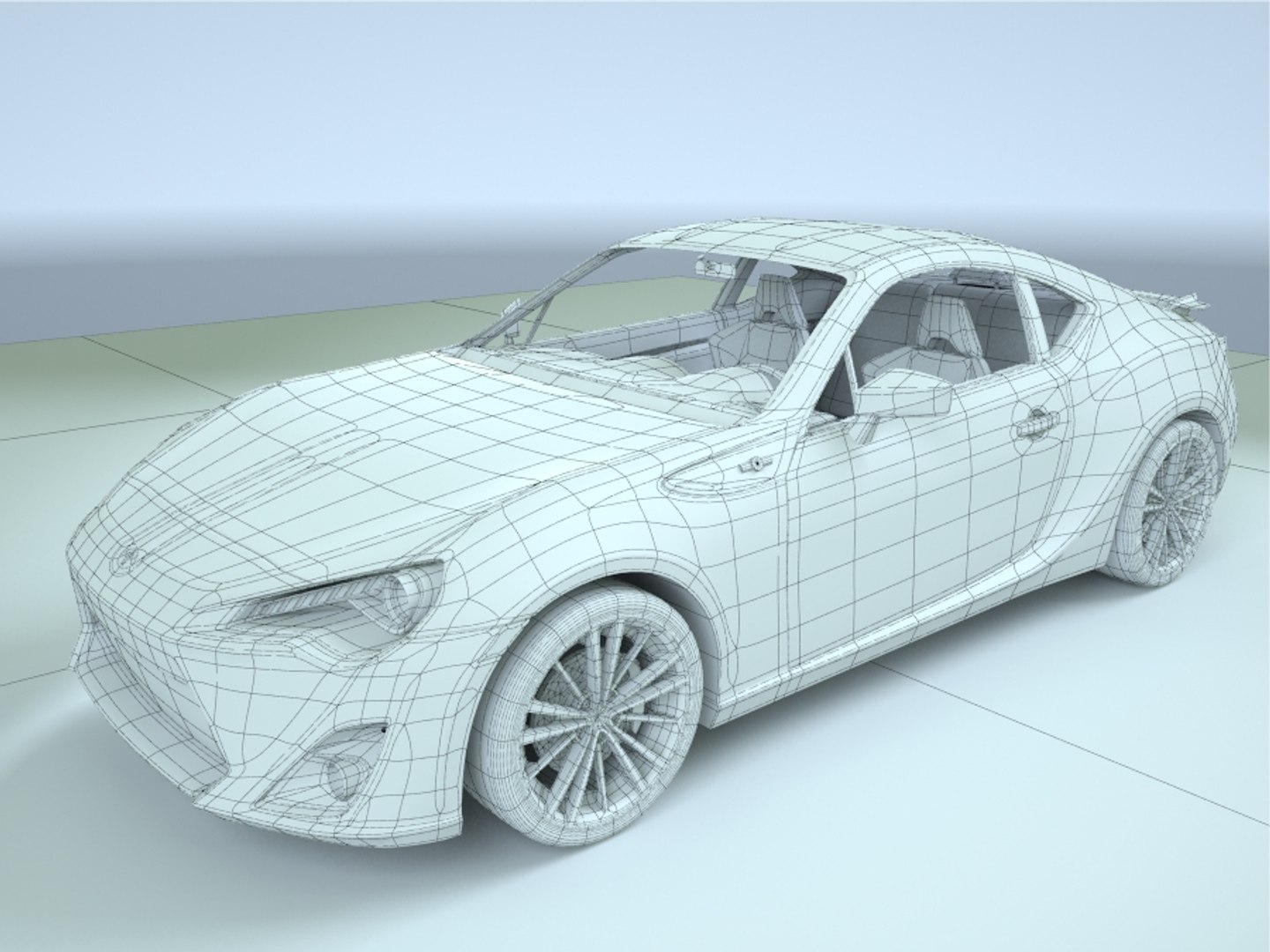 3D toyota gt 86 model - TurboSquid 1328508