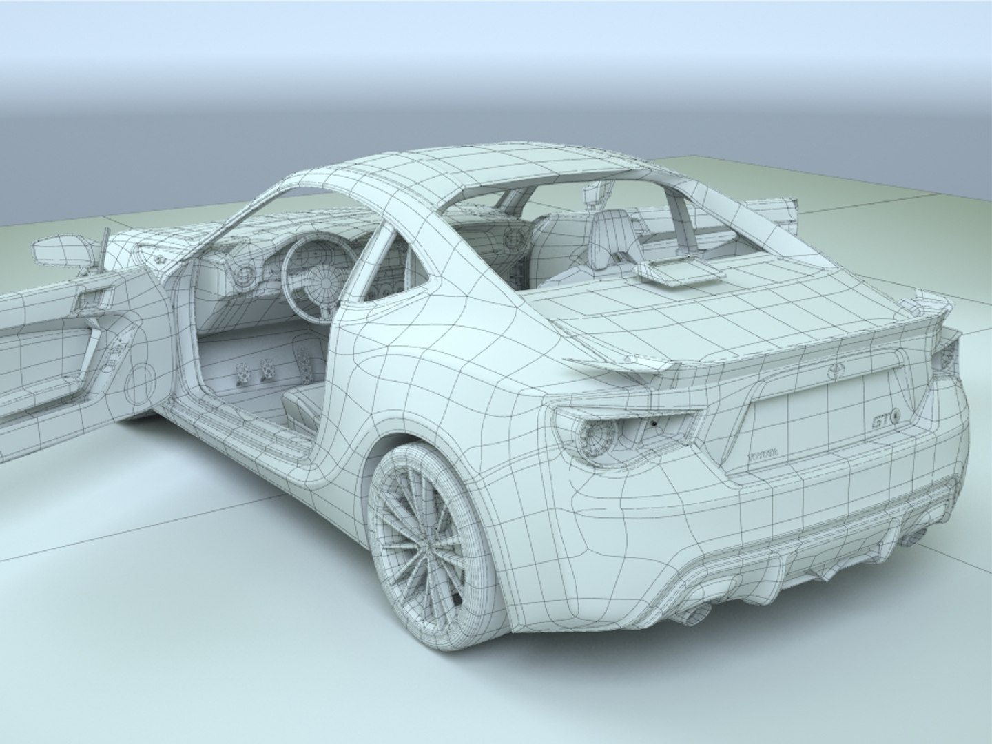 3D toyota gt 86 model - TurboSquid 1328508