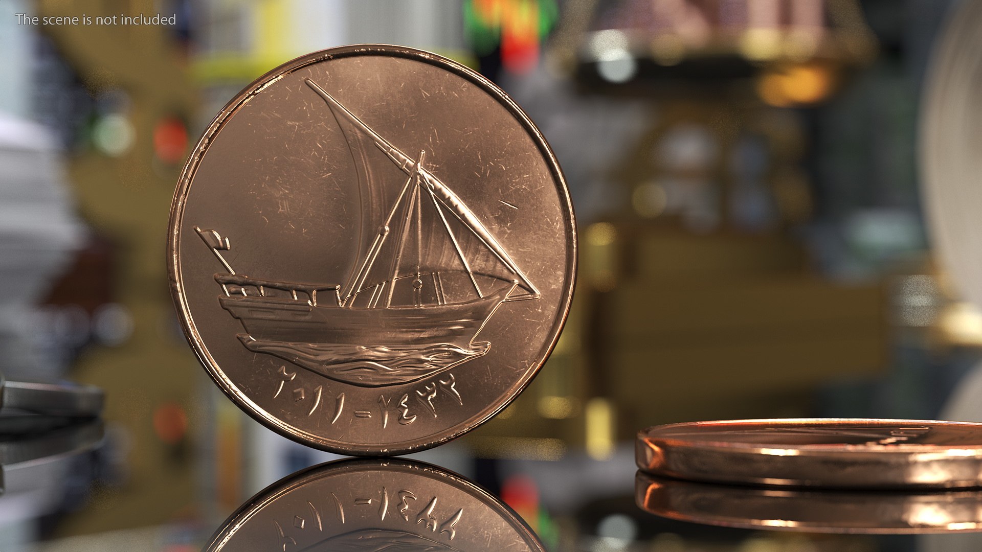 3D UAE Fils Coins Collection - TurboSquid 1957703