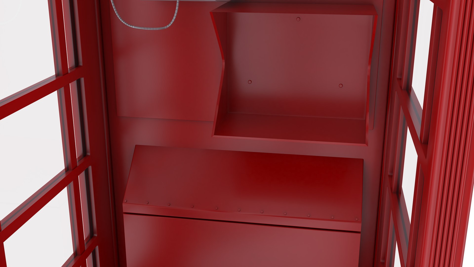 3D British Red Phone Box Model - TurboSquid 2220085