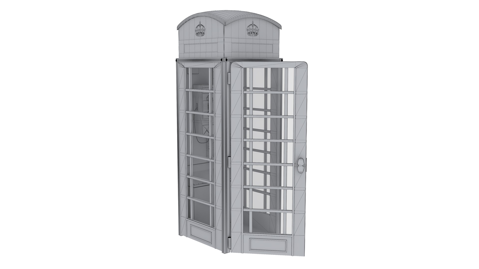 3D British Red Phone Box Model - TurboSquid 2220085