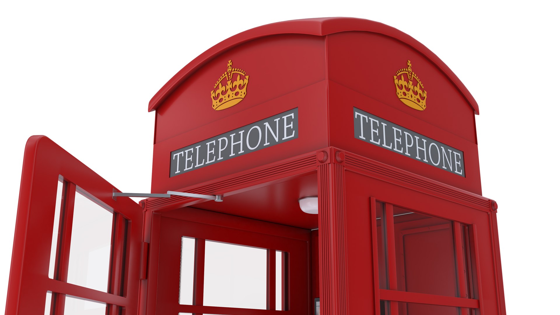 3D British Red Phone Box Model - TurboSquid 2220085