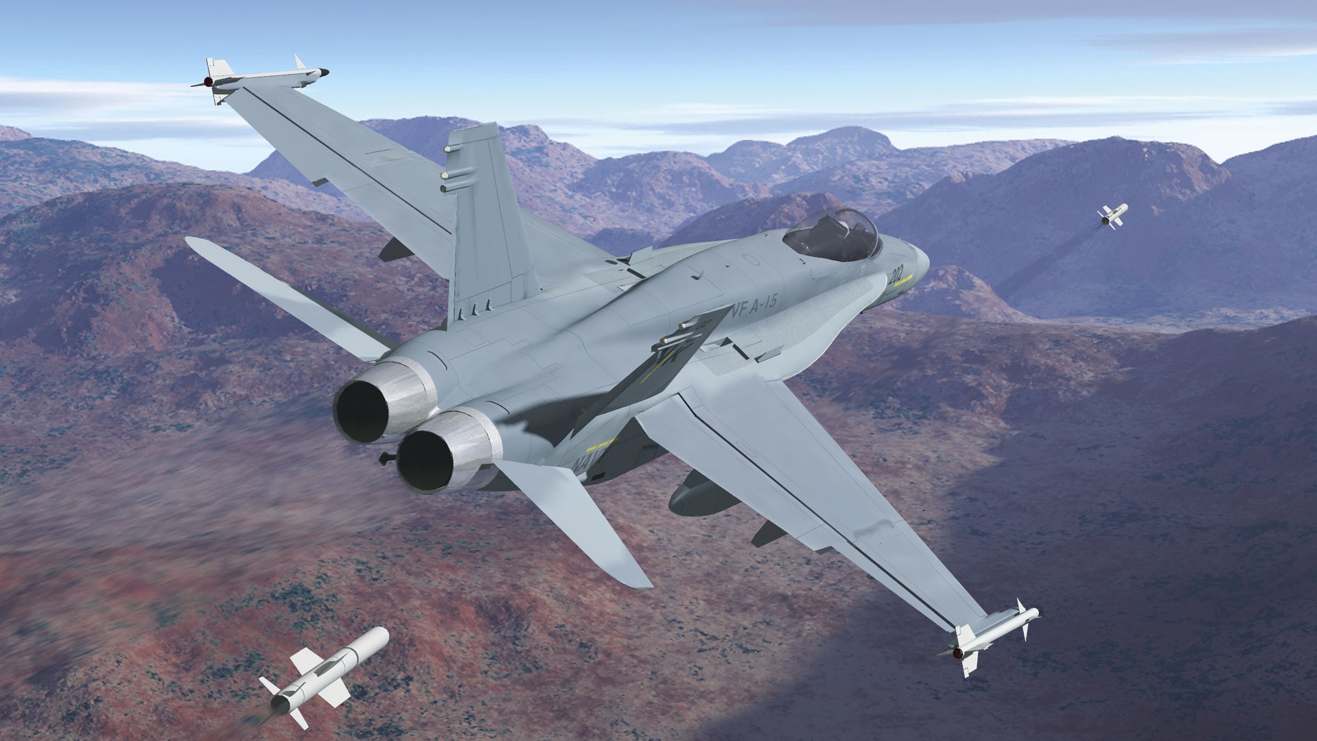 3D F-18A Max File Model - TurboSquid 2150625