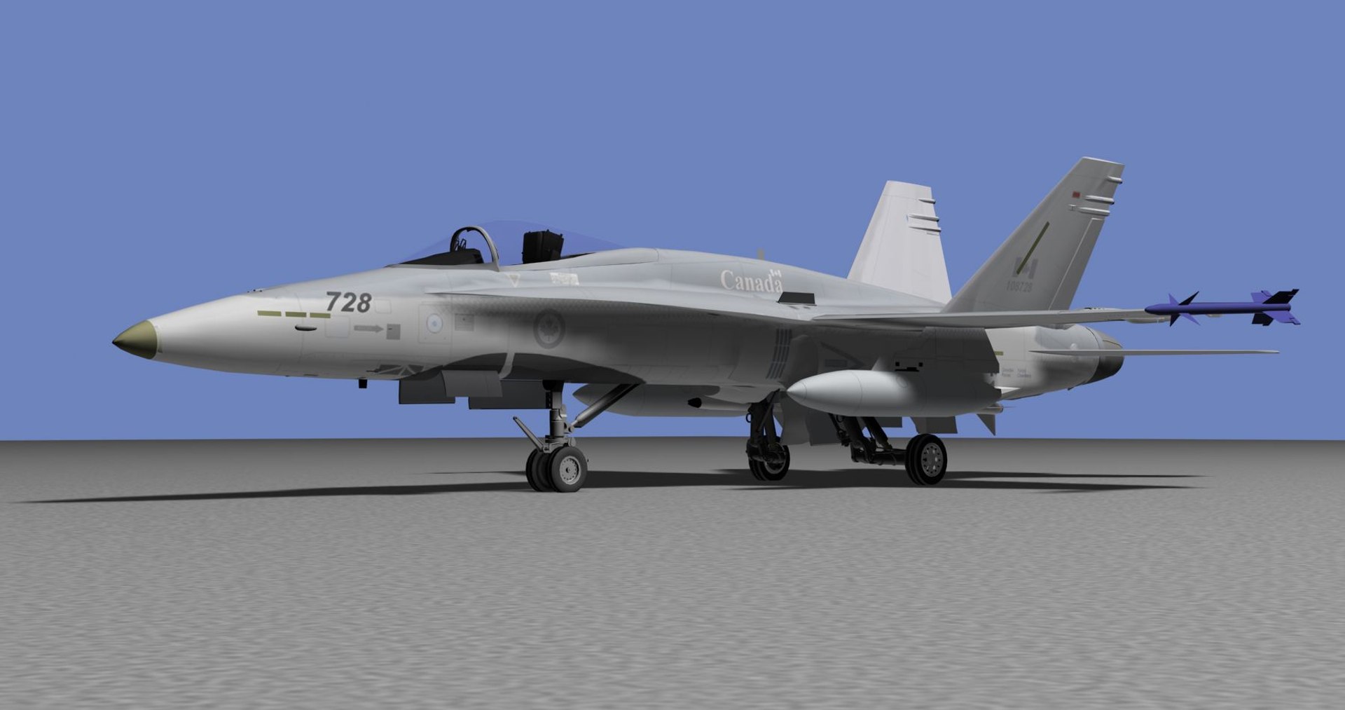 3D F-18A Max File Model - TurboSquid 2150625