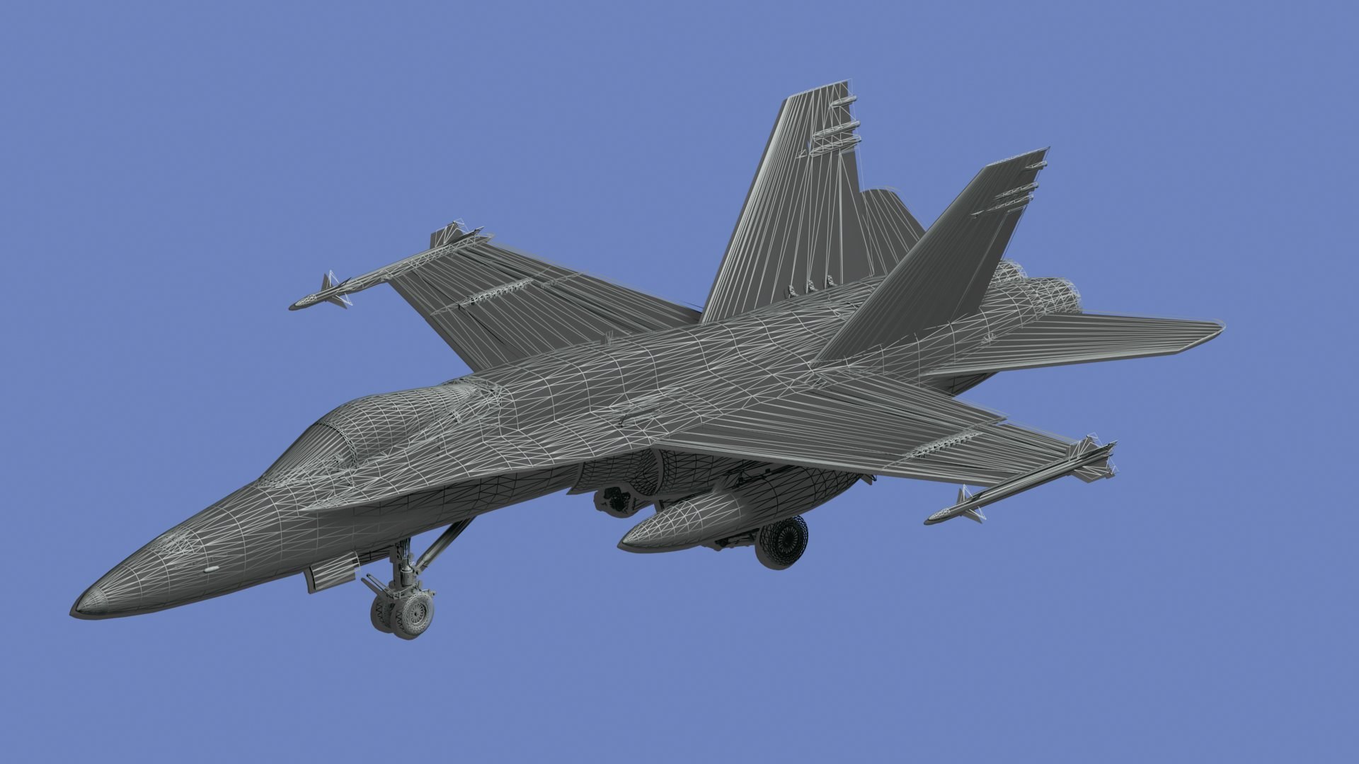 3D F-18A Max File Model - TurboSquid 2150625