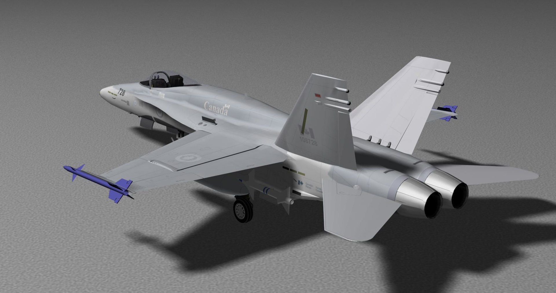 3D F-18A Max File Model - TurboSquid 2150625