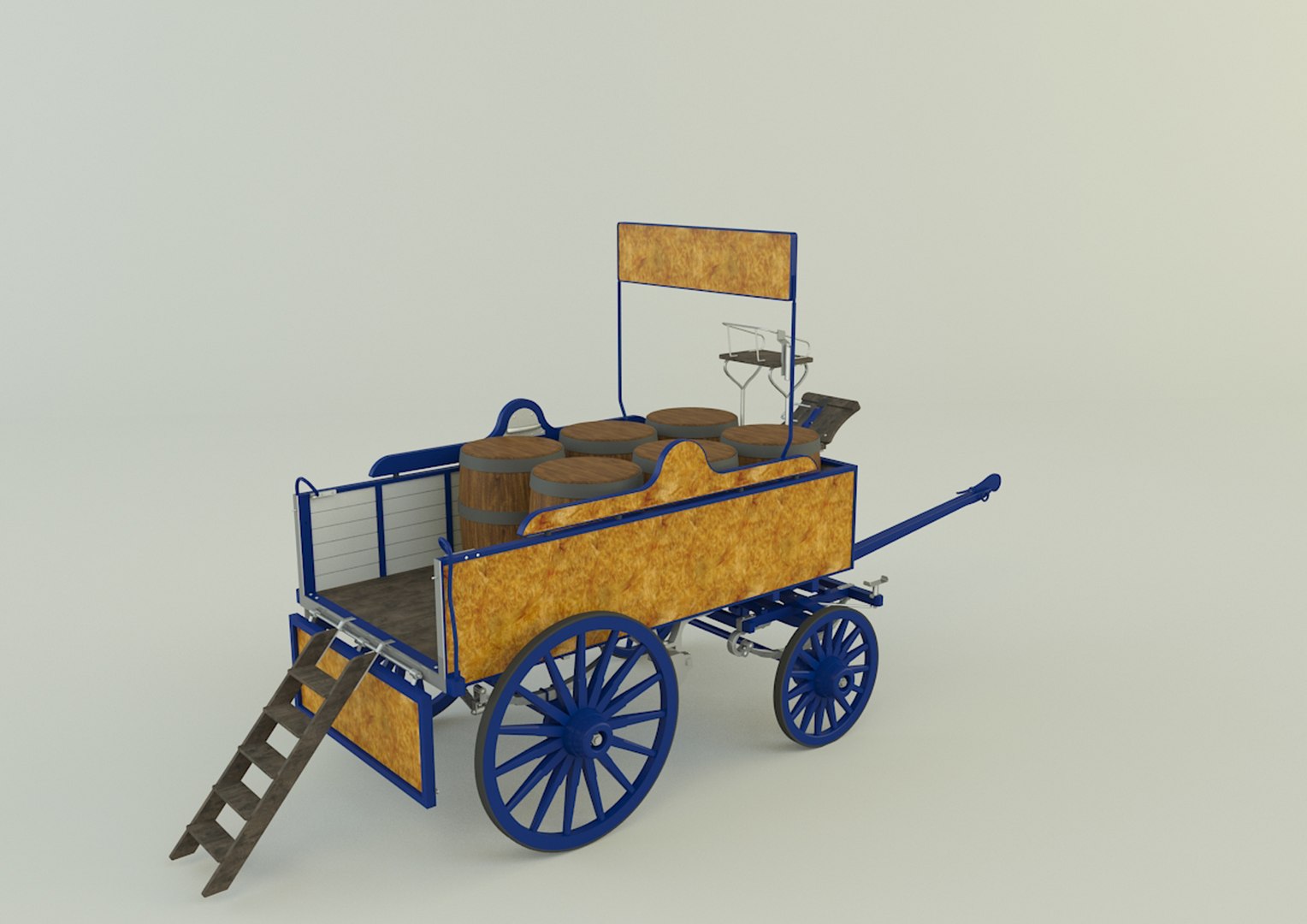 Old Carriage 3d 3D Model 3D Model - TurboSquid 2067902