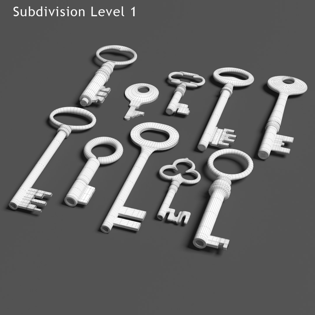 3d Model Keys 10