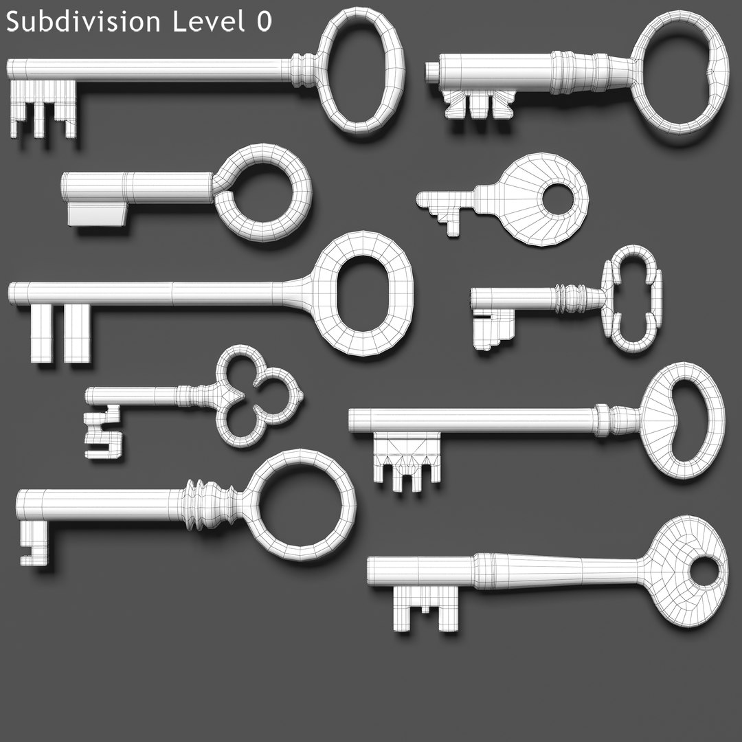 3d Model Keys 10