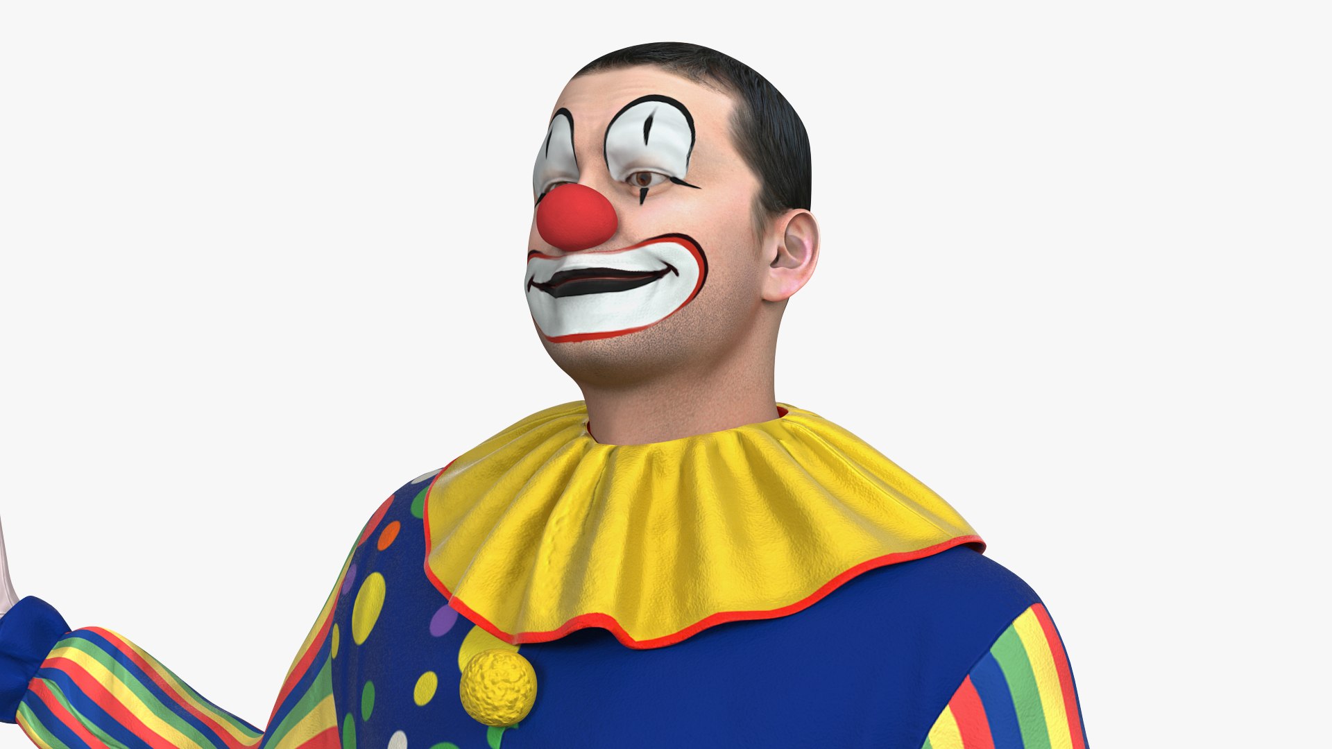 3D model funny clown standing pose - TurboSquid 1587668