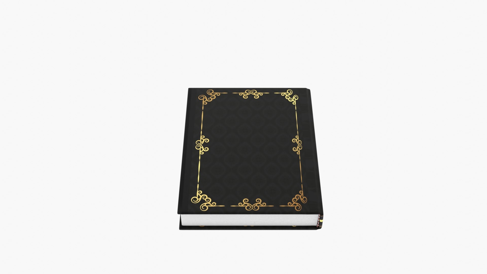 Black Cover Rigged Book 3D Model - TurboSquid 2063559
