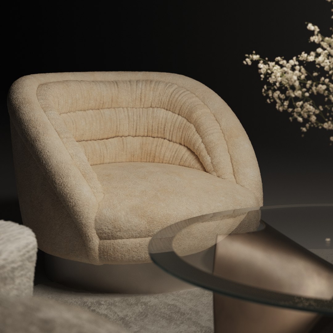 Luxurious living room furnitures - photorealistic - designs by Holly ...