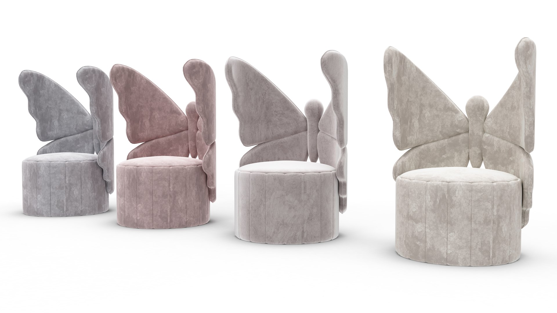 3D Butterfly Kids Chair Design Model - TurboSquid 1700272